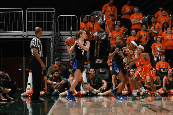 Haley Gorecki 2 Duke Action During Editorial Stock Photo - Stock Image ...