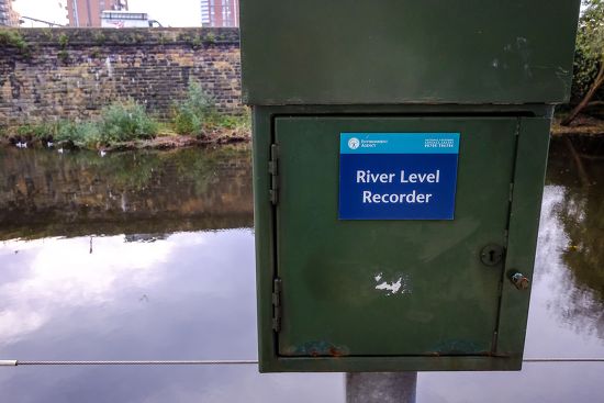 Environment Agency River Level Recorder Box Editorial Stock Photo ...