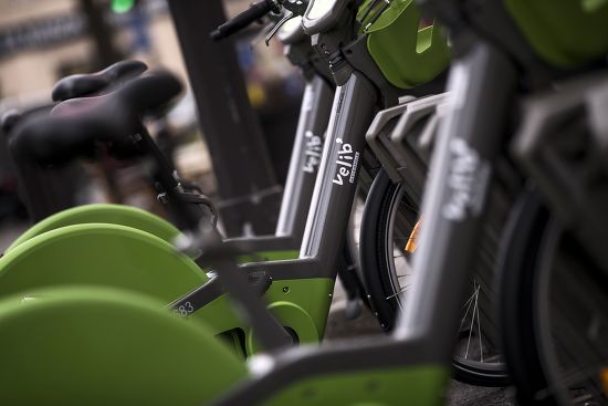 Logo New Velib Service Displayed On Editorial Stock Photo - Stock Image ...