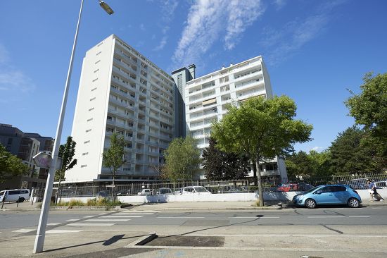 White Apartment Building Where Alexandre Lacazette Editorial Stock ...
