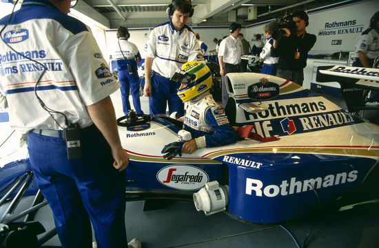 Ayrton Senna Rothmans Williams Renault Williams Editorial Stock Photo ...