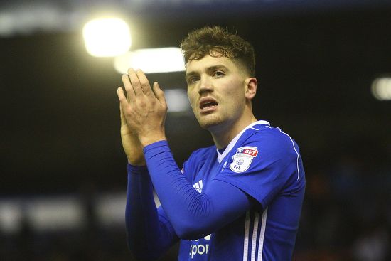Birminghams Goalscorer Sam Gallagher Celebrates After Editorial Stock ...