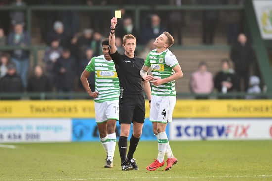 Jared Bird 4 Yeovil Town Shown Editorial Stock Photo - Stock Image ...