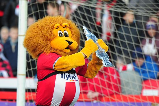 Exeter City Mascot Grecian Lion Tin Editorial Stock Photo - Stock Image ...