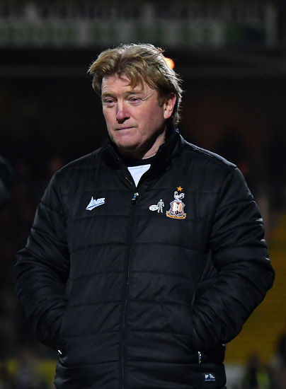 Stuart Mccall Manager Bradford City During Editorial Stock Photo ...