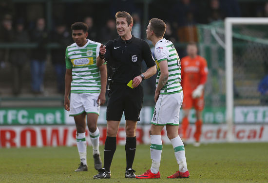Jared Bird Yeovil Town Shown Yellow Editorial Stock Photo - Stock Image ...