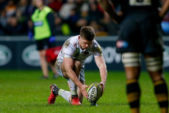 Saracens Fly Half Owen Farrell 10 Editorial Stock Photo - Stock Image ...