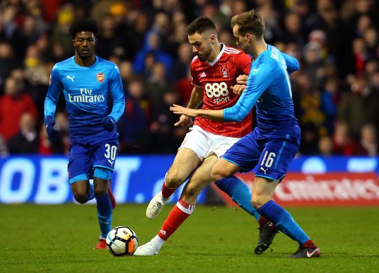 Ben Brereton Nottingham Forest Takes On Editorial Stock Photo - Stock ...