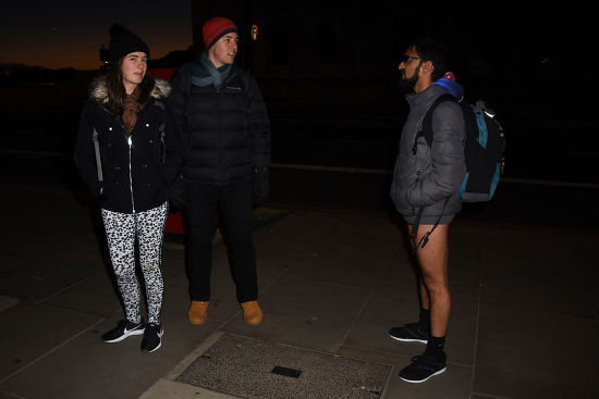 No Trousers Ride On London Underground Editorial Stock Photo - Stock ...