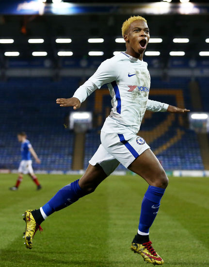 Charly Musonda Chelsea Celebrates Scoring Opening Editorial Stock Photo ...