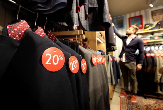 Signs Reading Minus 20 Percent Attached Editorial Stock Photo - Stock ...