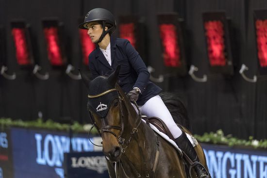 Switzerlands Janika Sprunger Rides Ninyon During Editorial Stock Photo ...