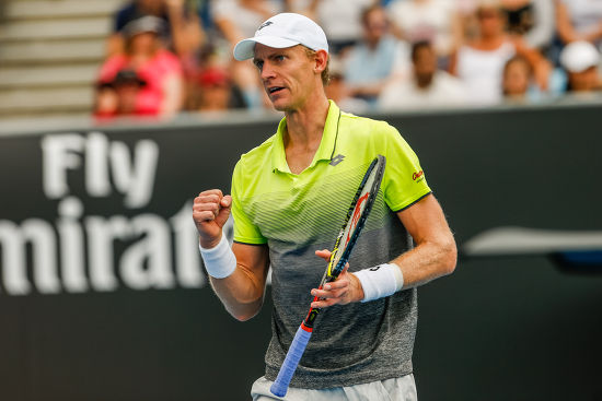 Kevin Anderson South Africa Celebrates After Editorial Stock Photo ...
