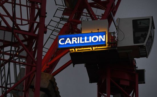 Carillion Logo On Crane Construction Site Editorial Stock Photo - Stock ...