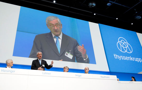 Heinrich Hiesinger Ulrich Lehner Editorial Stock Photo - Stock Image ...