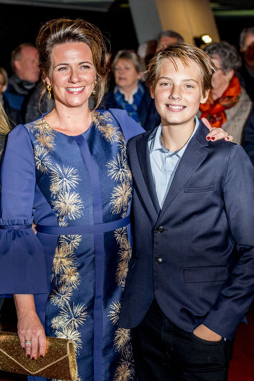 Princess Annette Mit Sohn Samuel Editorial Stock Photo - Stock Image ...