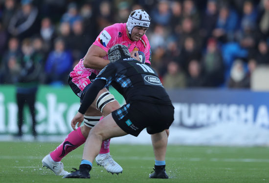 Toby Salmon Exeter Chiefs Takes Ball Editorial Stock Photo - Stock ...