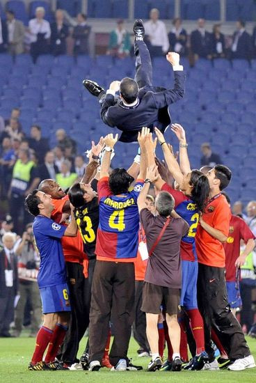 Fc Barcelona Manager Josep Pep Guardiola Editorial Stock Photo - Stock ...