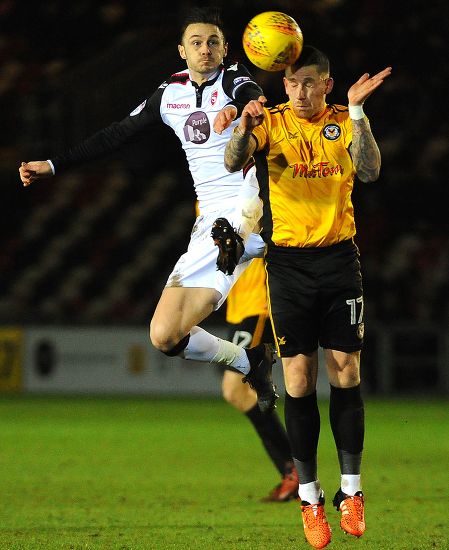 Luke Conlan Morecambe Scot Bennett Newport Editorial Stock Photo ...