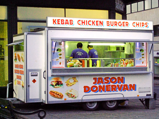 Jason Donervan Mobile Kebab Van Editorial Stock Photo - Stock Image ...