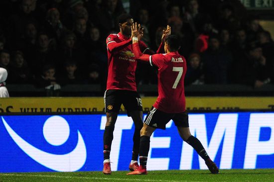Goal Celebrations Marcus Rashford Manchester United Editorial Stock ...
