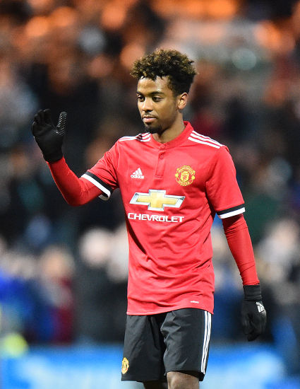Angel Gomas 47 Manchester United During Editorial Stock Photo - Stock ...