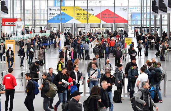 Visitors Enter Ispo 2018 Munich Germany Editorial Stock Photo - Stock ...