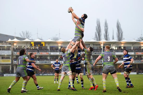 Luke Charteris Bath Rugby Rises High Editorial Stock Photo - Stock ...