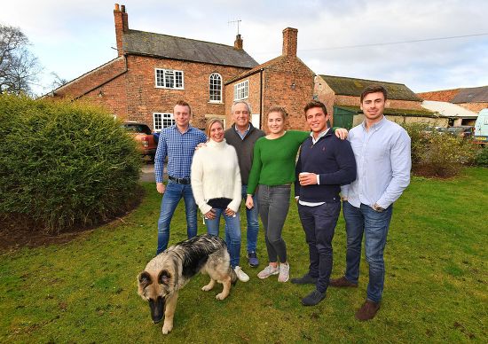 Andrew Debbie Keeble Their Four Children Editorial Stock Photo - Stock ...