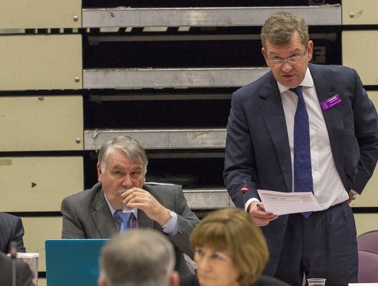 Simon Dudley Maidenhead Town Hall Meeting Editorial Stock Photo - Stock ...