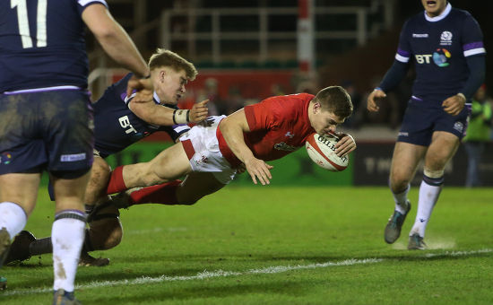 Corey Baldwin Wales Goes Over Score Editorial Stock Photo - Stock Image ...