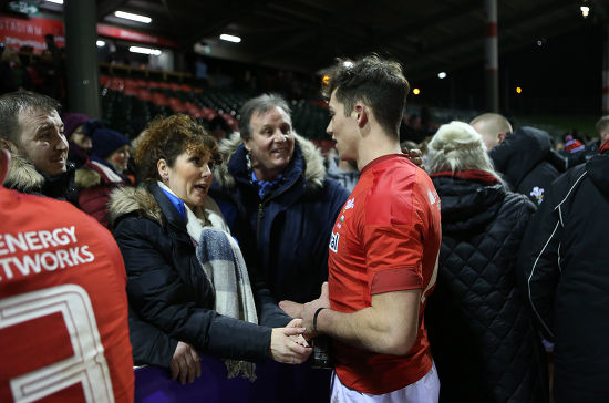 Joe Goodchild Wales Hugs His Family Editorial Stock Photo - Stock Image ...