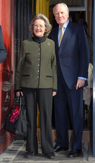 Menzies Campbell Wife Elspeth Editorial Stock Photo - Stock Image ...