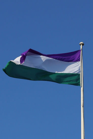 Flag Colours Suffragette Movement Editorial Stock Photo - Stock Image ...