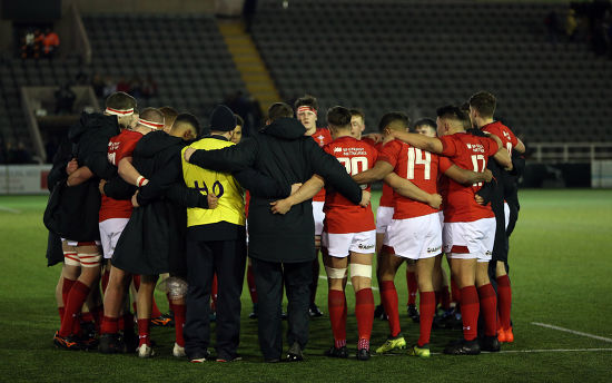 Welsh Players Huddle After Final Whistle Editorial Stock Photo - Stock ...