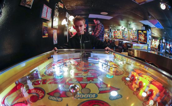 Grant Burrill 9 Plays Wizard Pinball Editorial Stock Photo - Stock ...