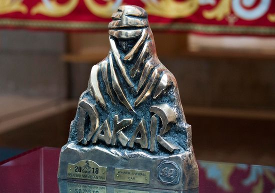 Rally Dakar 40th Edition Winners Trophy Editorial Stock Photo - Stock ...
