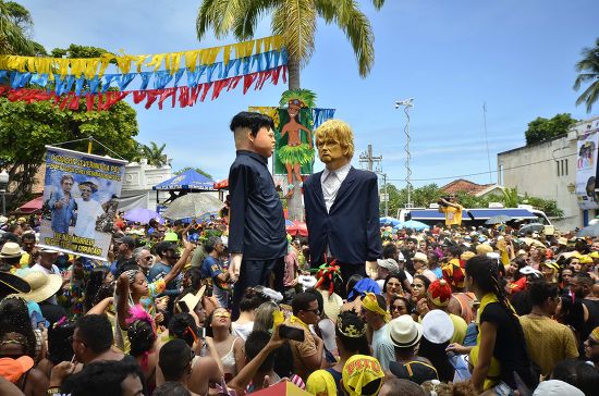 Giant Dolls Parade Olindas Carnival Makes Editorial Stock Photo - Stock ...