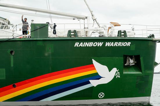 Crew Member Greenpeace Rainbow Warrior Ship Editorial Stock Photo - Stock Image | Shutterstock