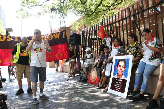 Ken Canning Speaks Protesters Outside Nsw Editorial Stock Photo - Stock ...