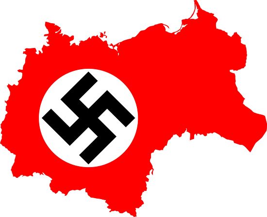 Map Nazi Germany Swastika Third Reich - Foto de stock de contenido ...