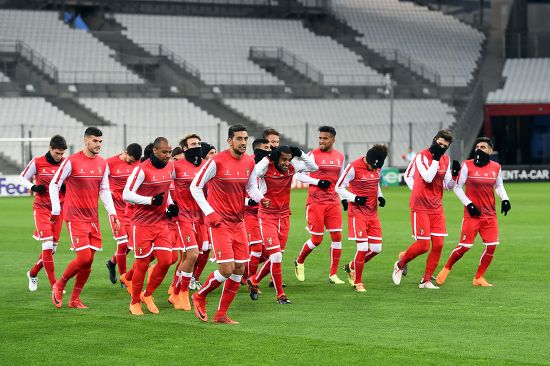 Braga Players Warm During Their Teams Editorial Stock Photo - Stock ...