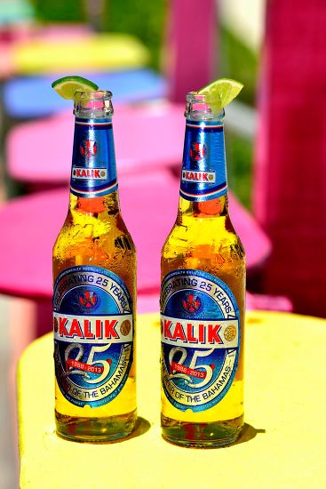 Kalik Beer Nippers Beach Bar Grill Editorial Stock Photo - Stock Image ...