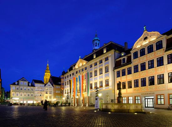 City Hall Market Square Coburg Upper Editorial Stock Photo - Stock ...