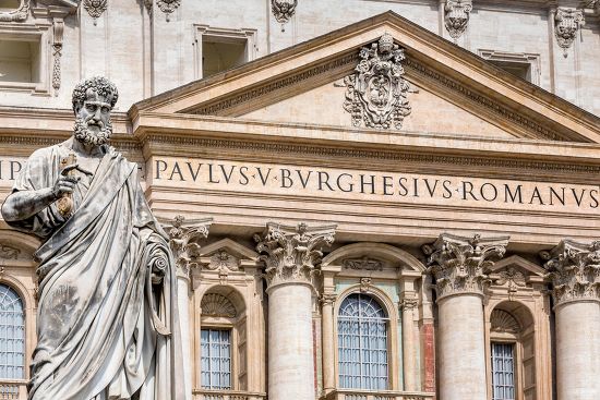Statue St Peter Front St Peters Editorial Stock Photo - Stock Image ...