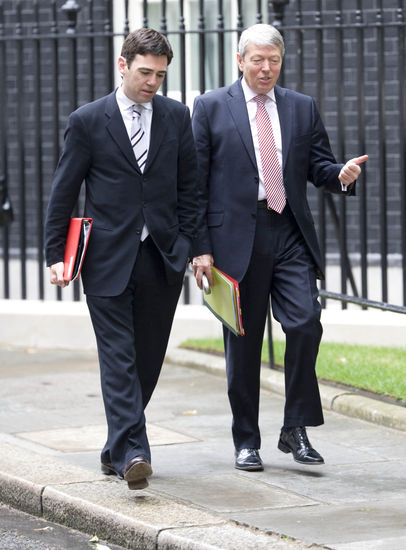 Andy Burnham Home Secretary Alan Johnson Editorial Stock Photo - Stock ...