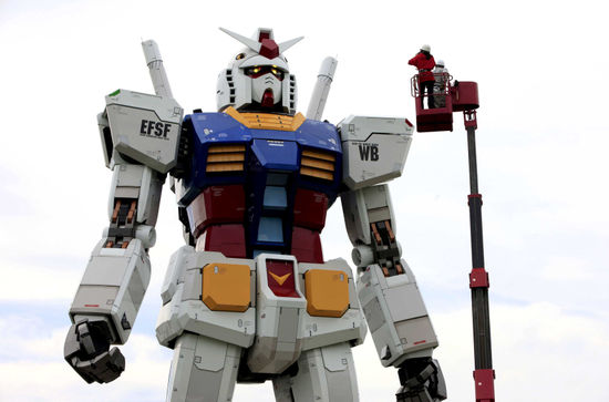 Giant Gundam Robot Character Editorial Stock Photo - Stock Image ...