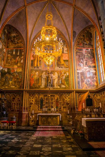 Side Chapel Gothic St Vitus Cathedral Editorial Stock Photo - Stock ...
