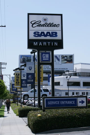 Saab Dealership Beverly Hills Editorial Stock Photo - Stock Image ...