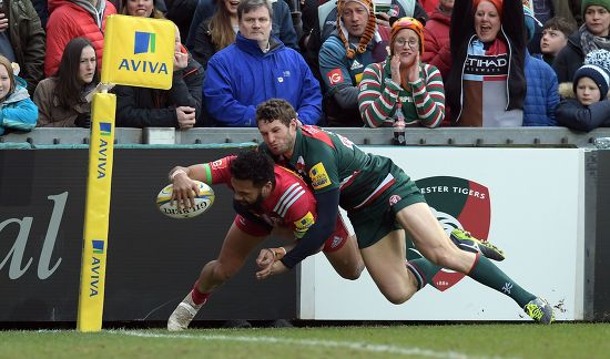 Harlequins Alofa Alofa Scores Opening Try Editorial Stock Photo - Stock ...